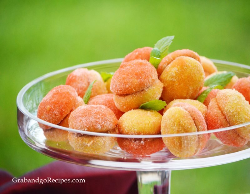 Italian Peach Cookies with Dulche de Leche Filling – Grabandgorecipes
